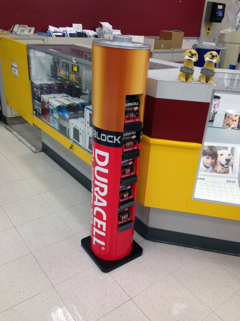 Duracell Dresses Up Floor Stand Display For The Holidays And Star Wars ...