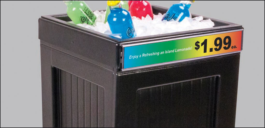 New Mobile Ice Bin Merchandiser - Point of Purchase International Network