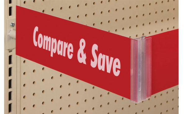 Create Economical Sign Headers for Store Fixtures - Point of Purchase ...