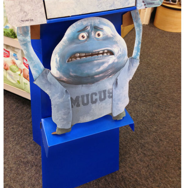 Mucinex Floor Display Offers Instant Burst - Point of Purchase ...