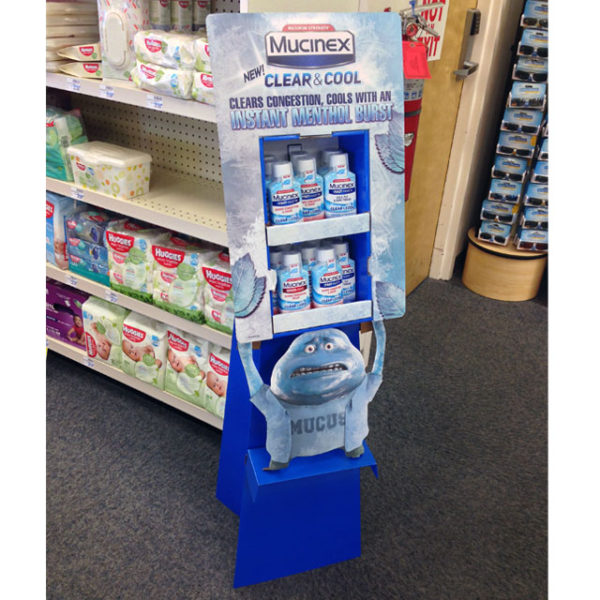 Mucinex Floor Display Offers Instant Burst - Point of Purchase ...
