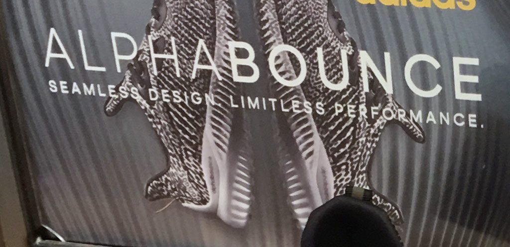 Adidas Alphabounce Display Breaks Into The Zone - Point of Purchase ...