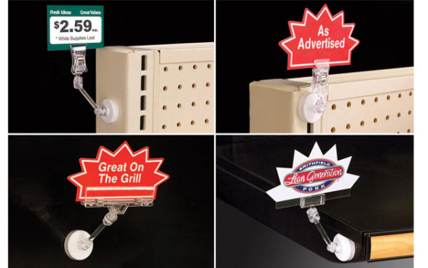 New Pivoting Magnetic Sign Holders - Point of Purchase International ...