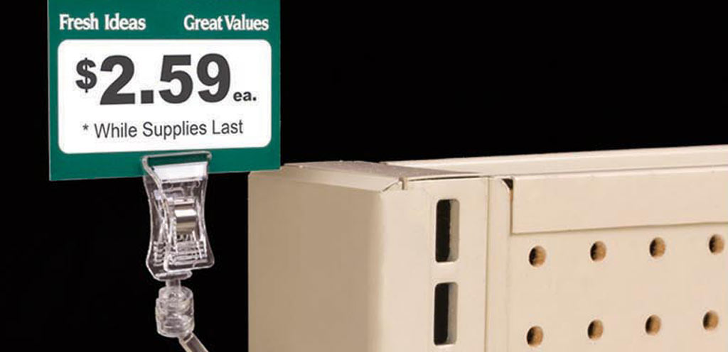 New Pivoting Magnetic Sign Holders - Point of Purchase International ...