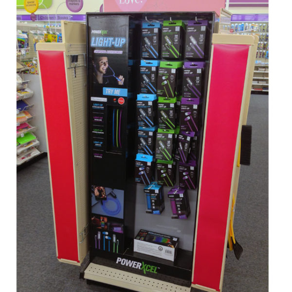 Powerxcel Lights Up CVS End Cap - Point of Purchase International Network