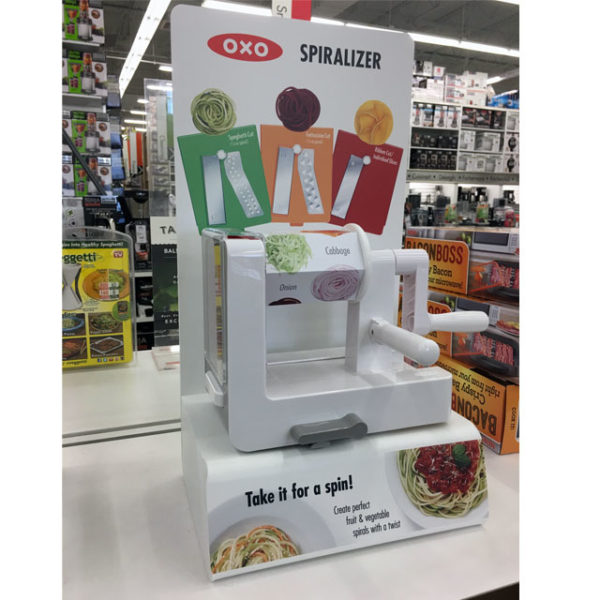 OXO Demo Display Takes Shoppers For A Spin - Point of Purchase ...