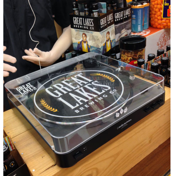 Great Lakes Brewing Co Turntable Display Spins Up Sales Point Of Purchase International Network