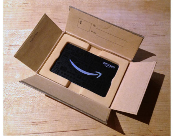 Amazon Mini Box Display Promotes Holiday Gift Cards - Point of Purchase ...