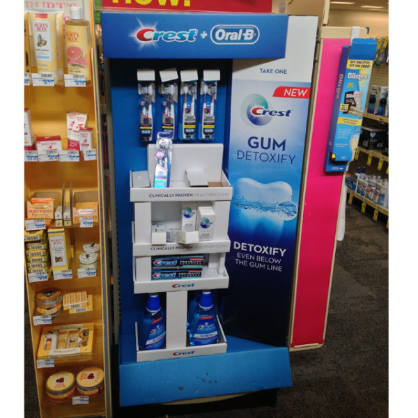 New Crest Toothpaste Helps Improve Gum Health - Point of Purchase ...