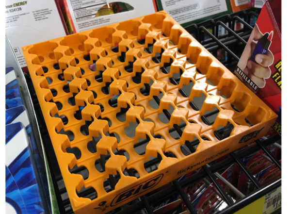 BIC Lighter Tray Offers Retail Modularity - Point of Purchase ...