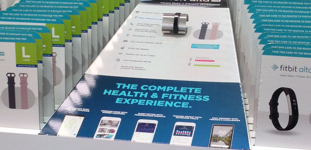 Fitbit Fans Out Register Cards On Pallet Displays - Point of Purchase ...