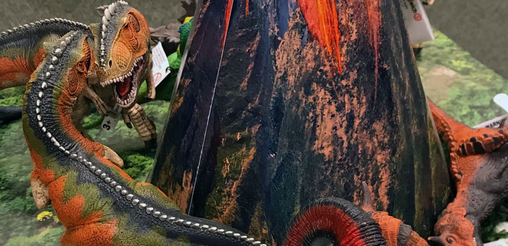 Dinosaur Display Erupts In-Store - Point of Purchase International Network