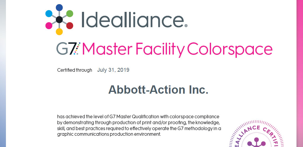 Abbott-Action achieves G7 Master Qualification - Point of Purchase ...