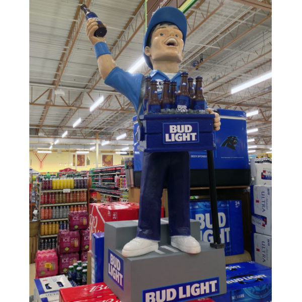 Bud Light Vendor Promotes Ice Cold Beer - Point of Purchase ...
