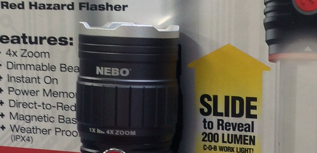 NEBO Slydes With Interactive Counter Display - Point of Purchase ...