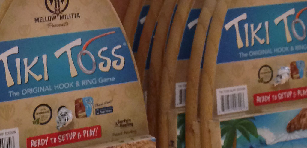 Tiki Toss Display Promotes Classic Caribbean Game - Point of Purchase ...