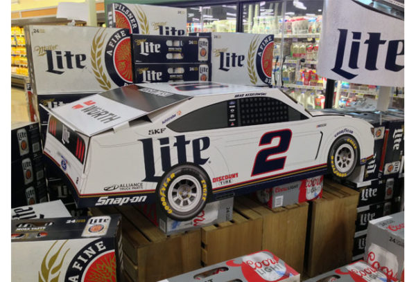 Miller Lite NASCAR Display Wins The Pole - Point of Purchase ...