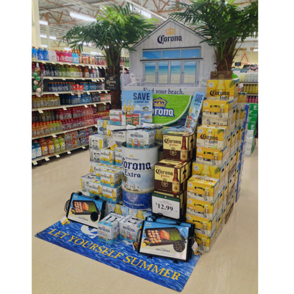 Corona Display Helps Find Your Beach - Point of Purchase International ...
