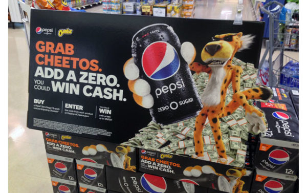Pepsi And Cheetos Add A Zero Promotion - Point of Purchase ...