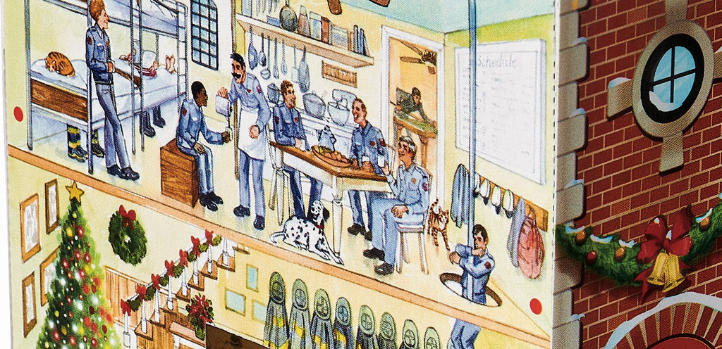 Fire Station Card Magically Pops-Up - Point of Purchase International ...