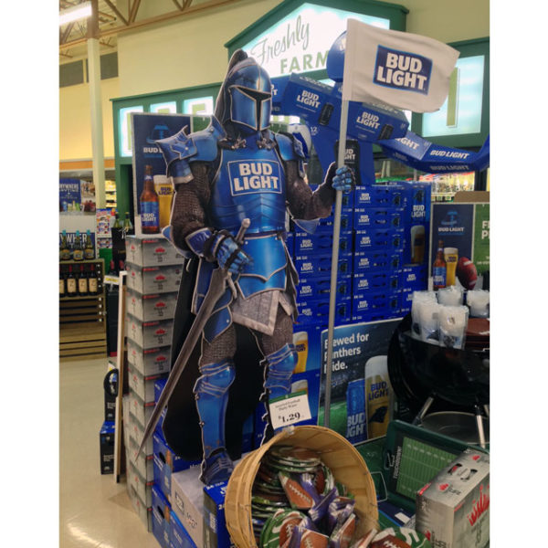 Bud Knight Is Resurrected With Life Size Standee - Point of Purchase ...