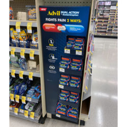 Advil Displays Promote Dual Action - Point of Purchase International ...