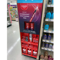 Colgate Display Helps Shoppers Whiten Their Teeth - Point of Purchase ...