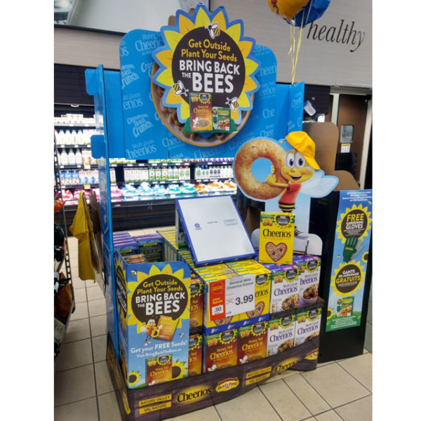Cheerios Display Helping Bring Back The Bees - Point of Purchase ...