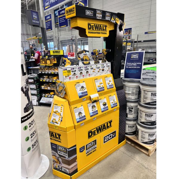 DeWalt Display Offers Tough Tools - Point of Purchase International Network