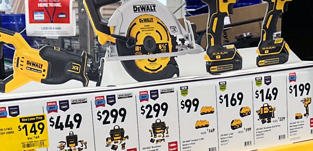 DeWalt Display Offers Tough Tools - Point of Purchase International Network
