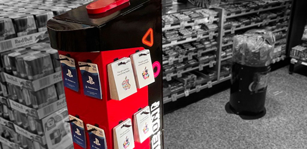 Gift Card Display Is All Game - Point of Purchase International Network