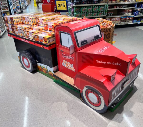 Little Debbie Truck Display Delivers Fall Snacks - Point of Purchase ...