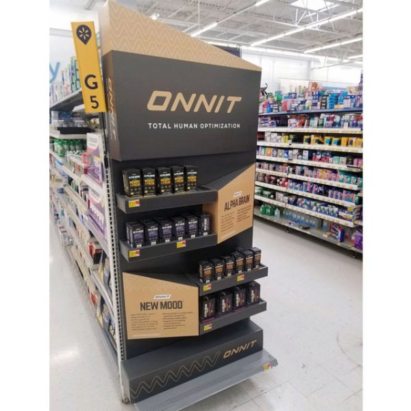 Onnit Optimizes Walmart End Cap - Point of Purchase International Network