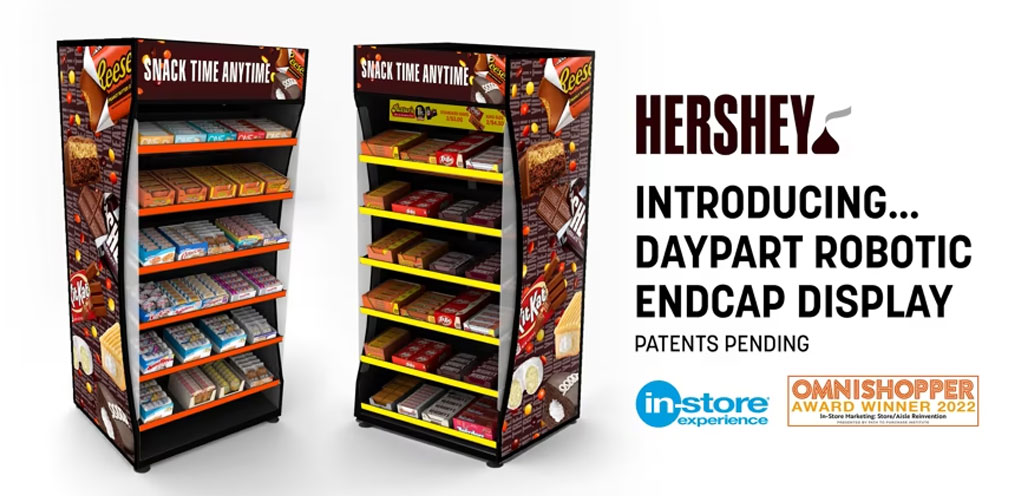 Hershey Robotic Endcap Display - Point of Purchase International Network