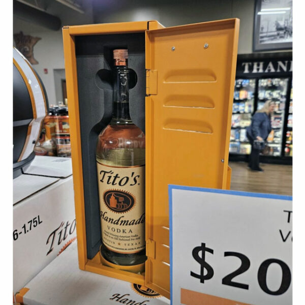 Tito’s Bottle Locker VAP - Point of Purchase International Network