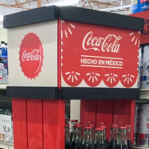 Coca Cola Hecho En Mexico Floor Display - Point of Purchase ...