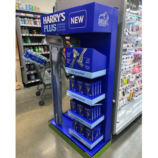 Harry's Plus End Cap Offers Smooth Shaves - Point of Purchase ...